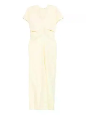 TOTEME Slouch-waist Maxi Dress - Neutrals