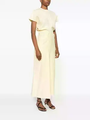 TOTEME Slouch-waist Maxi Dress - Neutrals