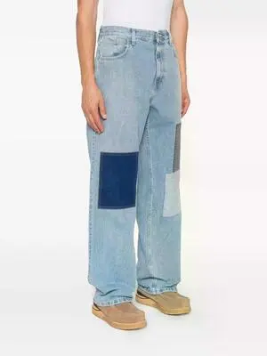 Axel Arigato Zine Patch-detail Jeans - Blue