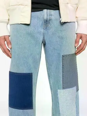 Axel Arigato Zine Patch-detail Jeans - Blue