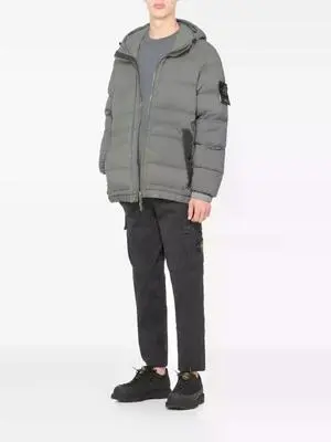 Stone Island Quilted Hooded Down Jacket