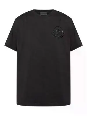 Moncler Logo-patch T-shirt - Black