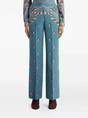 Etro Floral-print Trousers