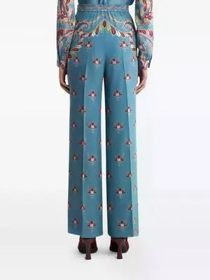 Etro Floral-print Trousers
