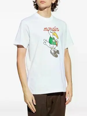 Moncler Bird-print Cotton T-shirt