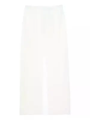 Auralee Slit Midi Skirt