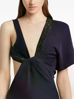 COURREGES Asymmetrical Twist Dress