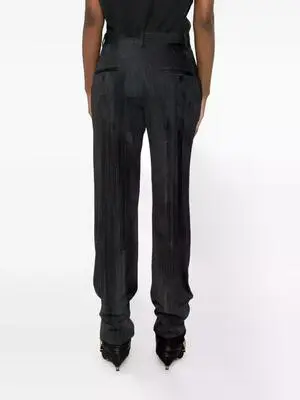 Isabel Marant Étoile Pinstripe Pleated Trousers - Black