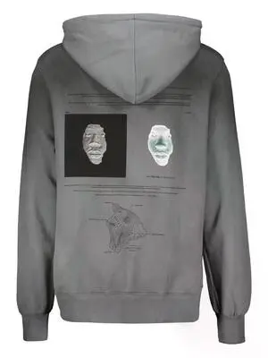 ISO.POETISM Graphic Hoodie With Drawstring Hood