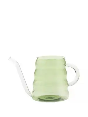 &K AMSTERDAM Swell Glass Watering Can - Green