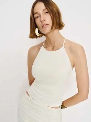 Casual Knit High Neck Tops