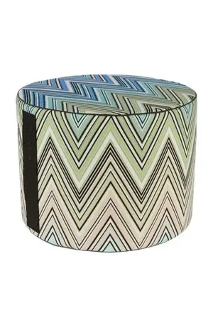 Missoni Kew Outdoor Cylinder Pouf 40x30 - Blue