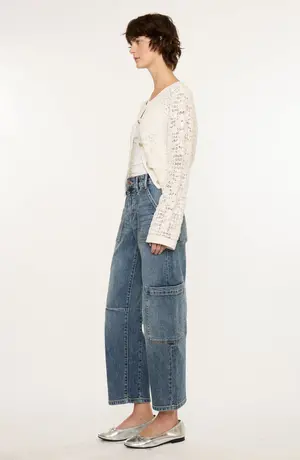 KANCAN Low Slung Barrel Jeans
