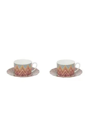 Missoni Jarris 2-teacup Set - Red