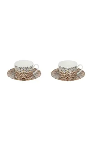 Missoni Jarris 2-teacup Set - White