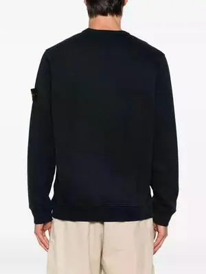 Stone Island Compass-motif Sweatshirt - Blue