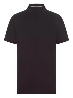 C.P. COMPANY Logo-detail Polo Shirt - Black