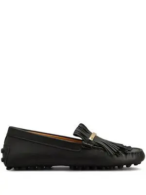 Women's Leather Fringe Loafers