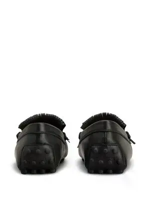 TOD'S Leather Loafers - Black