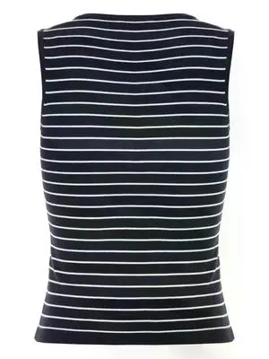 We11Done Striped Sleeveless Top