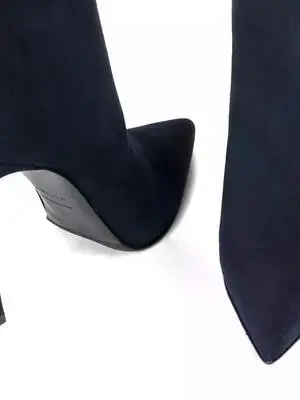 LE SILLA 120mm Suede Stiletto Boots - Blue