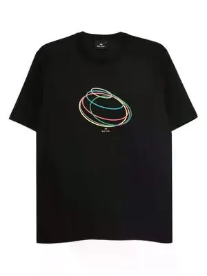 Paul Smith Abstract-print T-shirt - Black
