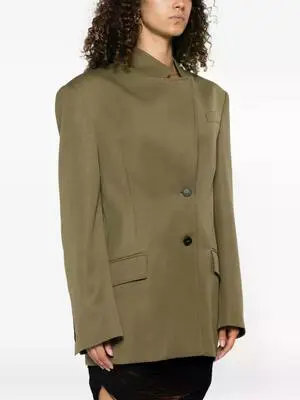 Attico Single-breasted Blazer - Green