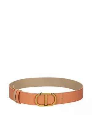 TWINSET Reversible Leather Belt - Neutrals