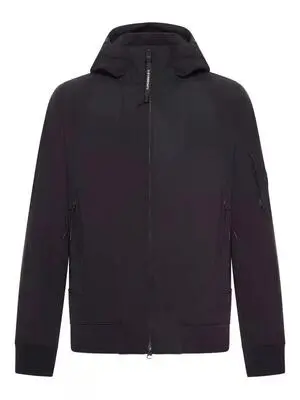 C.P. COMPANY Hooded Zip-up Jacket - Black