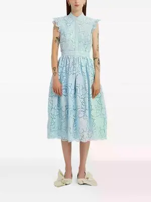 Erdem Floral Lace Sleeveless Top