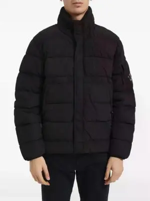 C.P. COMPANY Quilted Puffer Jacket - Black
