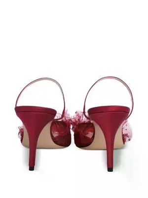 ANDREA WAZEN 75mm Franca Ruffled Mules
