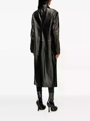 DIESEL Lancelot Leather Coat