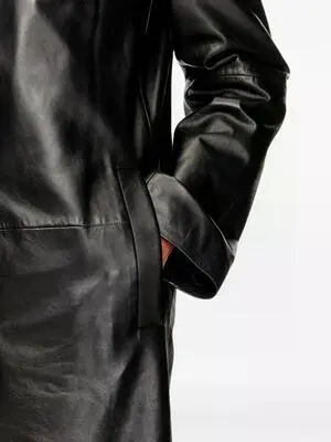 DIESEL Lancelot Leather Coat