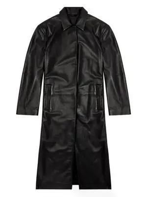 DIESEL Lancelot Leather Coat