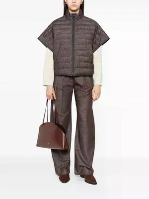 Brunello Cucinelli Quilted Zip-front Jacket