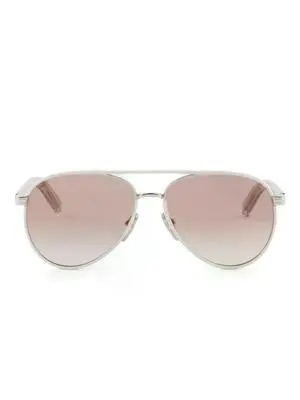 Prada Aviator Sunglasses - White