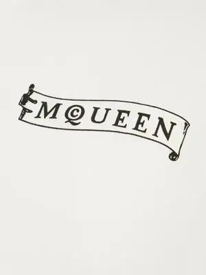 Alexander McQueen Banner Logo-print T-shirt