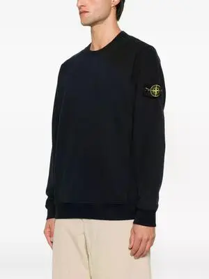 Stone Island Compass-motif Sweatshirt - Blue