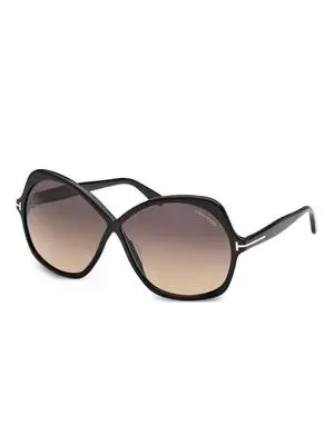 TOM FORD Geometric Frame Sunglasses