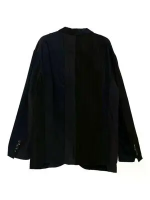 ZIGGY CHEN Patchwork Blazer - Blue