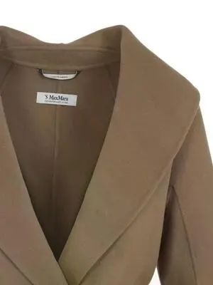 Max Mara Belted Wrap Coat - Neutrals