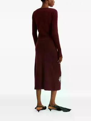 Erdem Embellished Midi Skirt