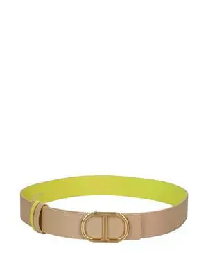 TWINSET Reversible Leather Belt - Brown