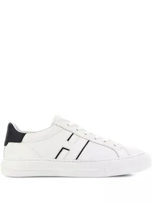 Hogan Rebel Logo-embellished Leather Sneakers - White