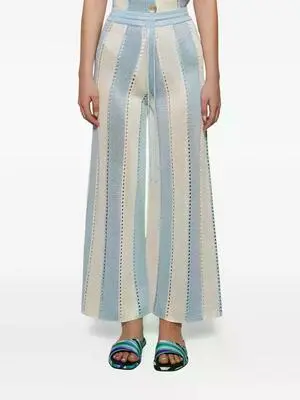 Calle Del Mar Cabana Stripes Knit Trousers