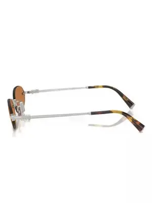 Miu Miu Oval Rimless Sunglasses