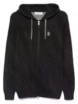Brunello Cucinelli Cashmere Cardigan - Grey