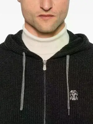 Brunello Cucinelli Cashmere Cardigan - Grey