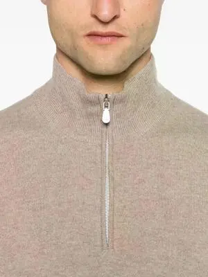 Brunello Cucinelli Zip-up Cashmere Sweater